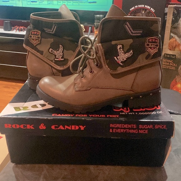 Rock & Candy | Shoes | Rick Candy Lace Up Womens Boots | Poshmark